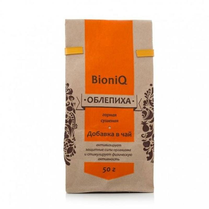 Облепиха сушеная BioniQ в пакете 50 г