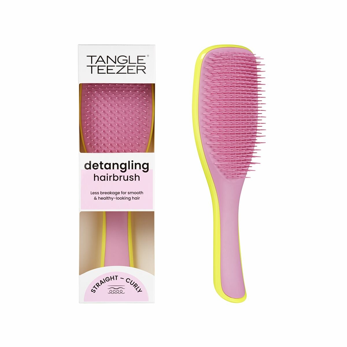 Tangle Teezer The Ultimate (Wet) Detangler Hyper Yellow Rosebud Расческа