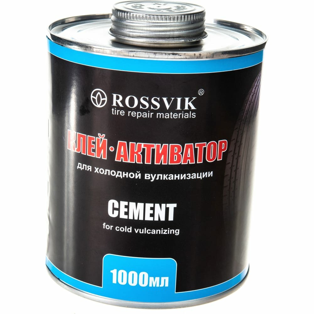 Клей-активатор Rossvik 1000 мл, банка с кистью K.10. K.2