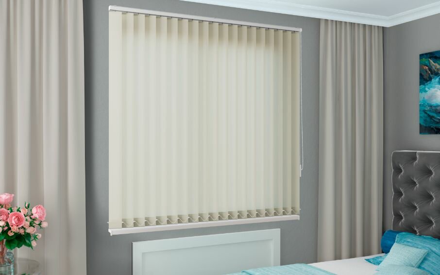 Ламели для вертикальных тканевых жалюзи на окна из ткани Лайн (длина 180 см - 10 шт)