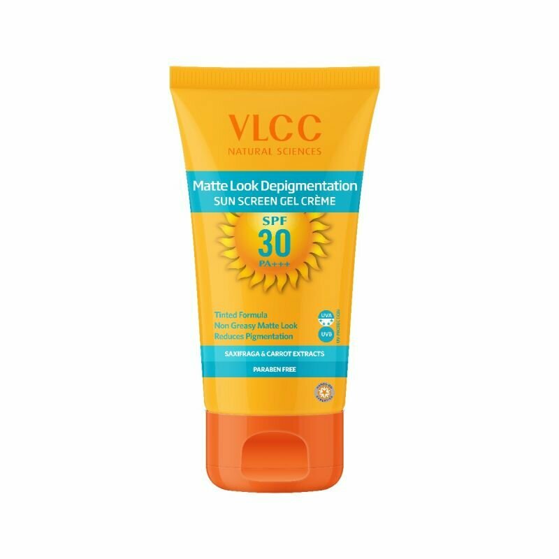 MATTE LOOK DEPIGMENTATION Sun Screen Gel Creme SPF30, VLCC (матовый против пигментации солнцезащитный гель-крем SPF30), 50 г.