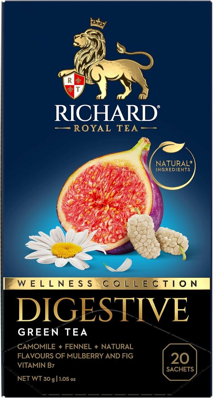 Чай зеленый RICHARD Digestive, 30г
