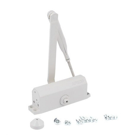 Доводчик дверной Apecs DC-20.4/1050/085-A2-W до 85 кг белый