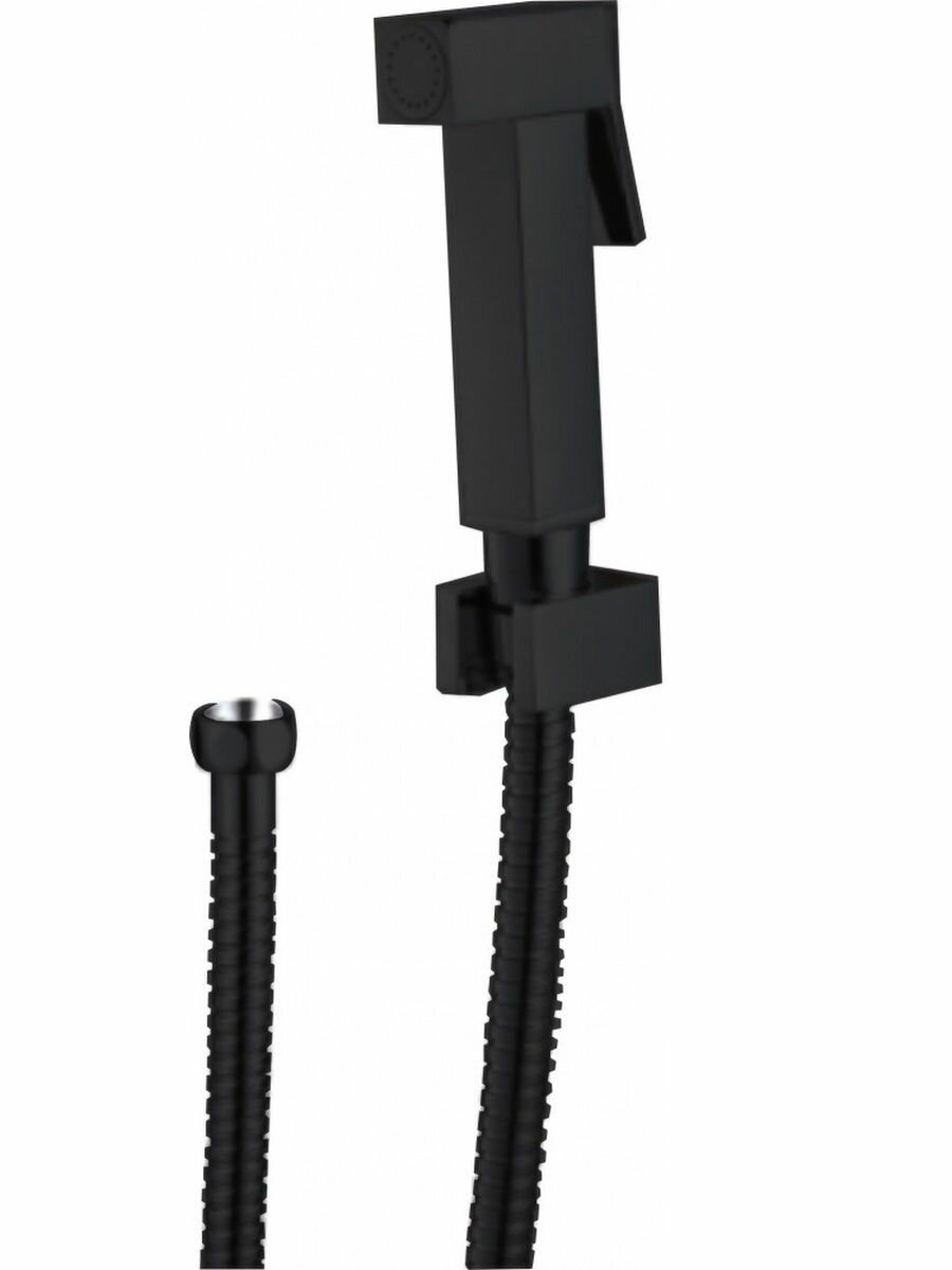 Комплект для биде Ganzer GZ2139-C-Set, цвет чёрный матовый, лека квадратная