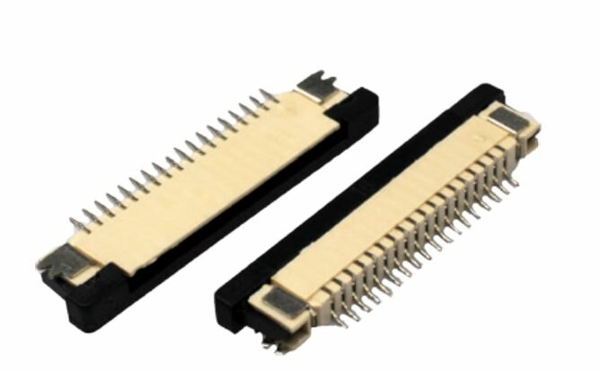 Разъем FPC Half Coverage Bottom Contact 0.8K-BX-4PWB 4 pin высота 2мм шаг 0,8мм