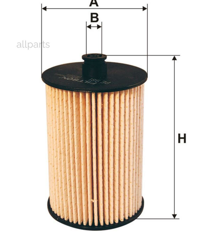 FILTRON PE981 Фильтр топливный volvo s80 v70 xc90 xc70 2.4d 2001-