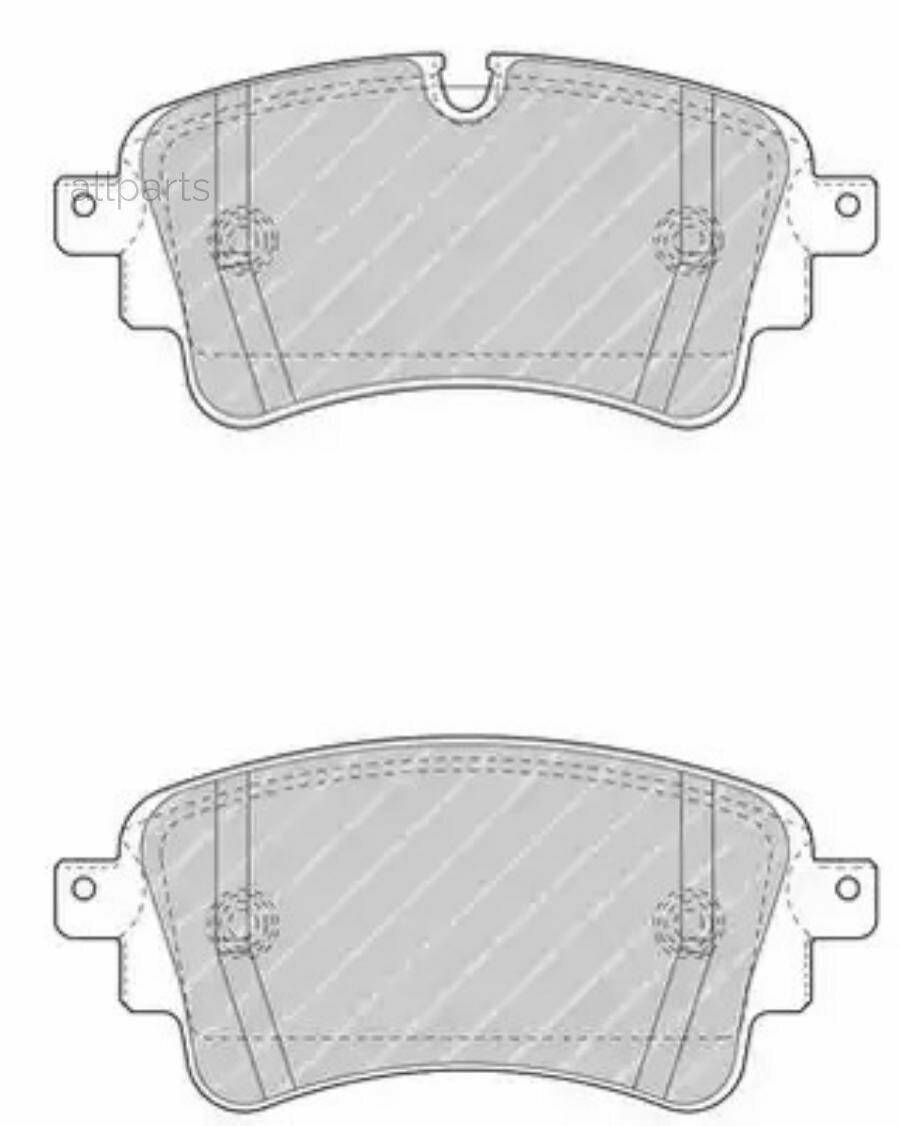 FERODO FDB4617 Колодки тормозные дисковые