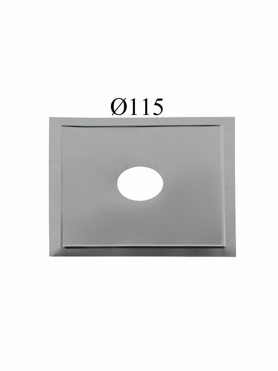 Фланец нержавейка 500х500мм d115мм