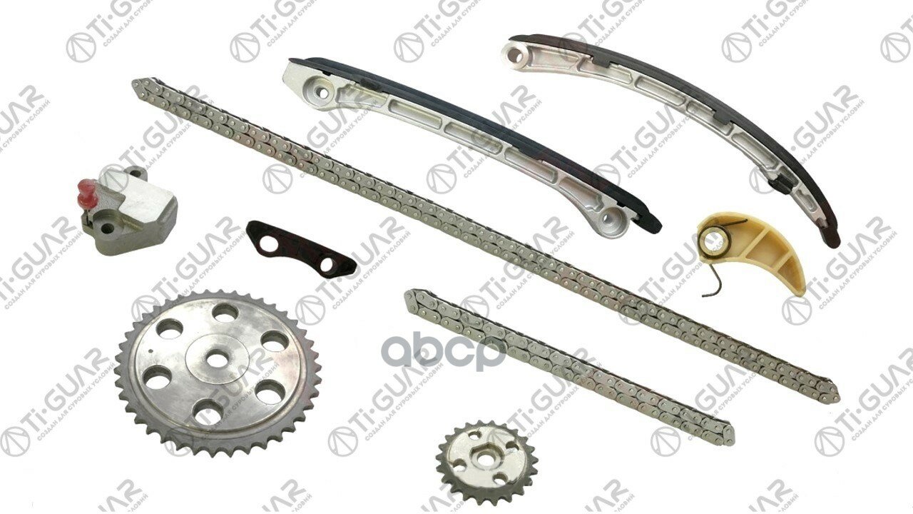 Ремкомплект ГРМ для Mazda CX-7 Mazda3 Mazda6 2007-2011 2.3; число звеньев цепи 138; TG-ETK-077; TKMA160 TK0078 Ti-Guar арт. T.