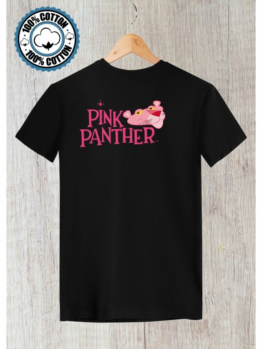 Футболка розовая пантера мультик pink panther