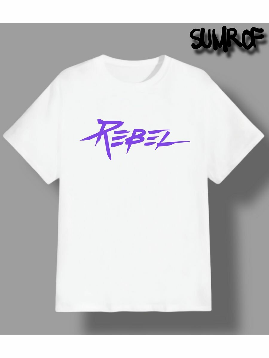 Футболка с надписью rebel