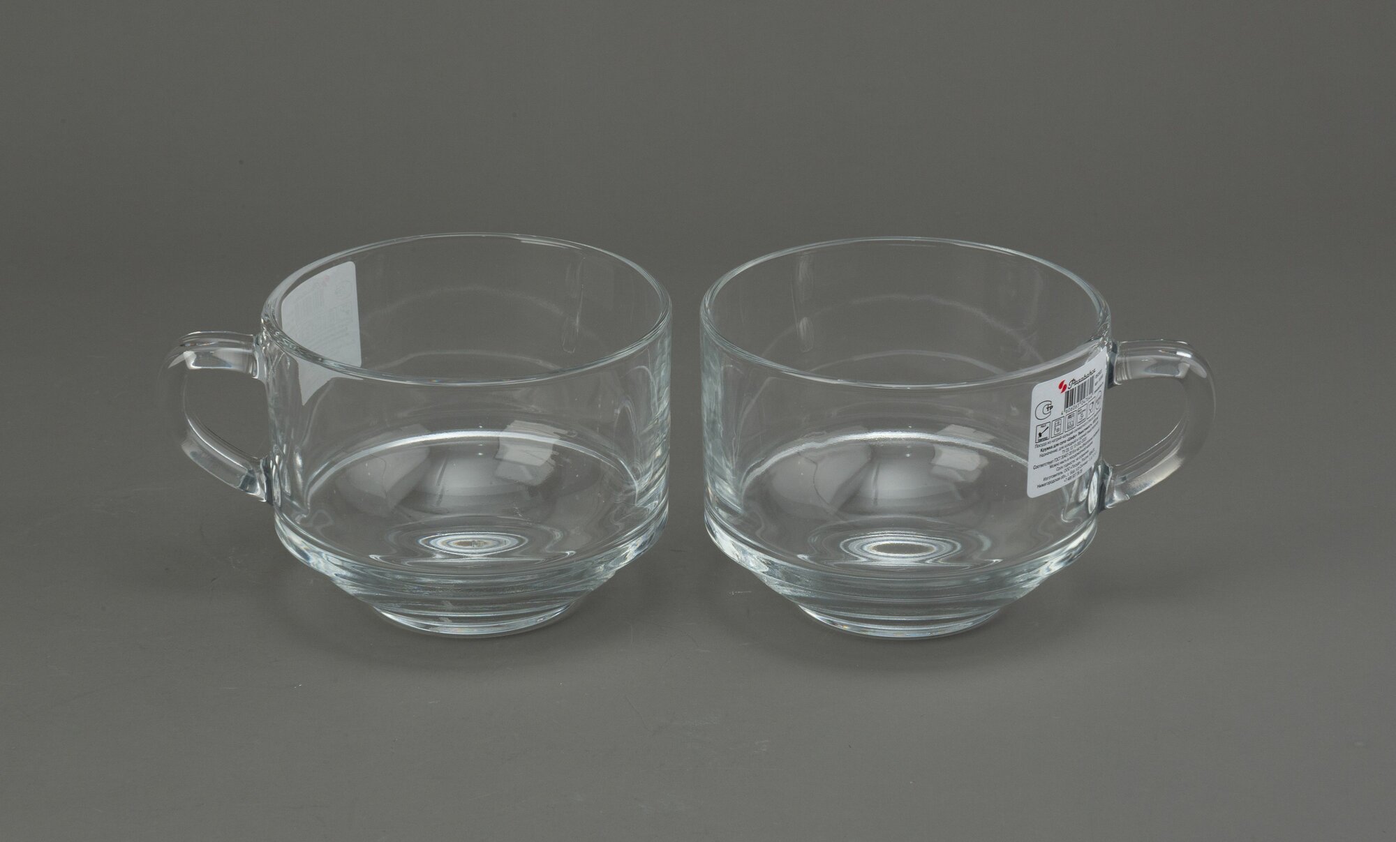 Комплект бульонниц стекл 630 мл "Шеф" - 2 шт.