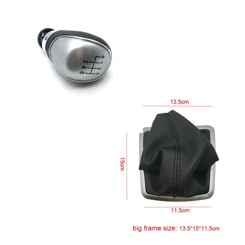 Кожаная ручка переключения передач автомобиля для FORD FOCUS MK2 FL MK3 MK4 MK7 TRANSIT GALAXY FIESTA