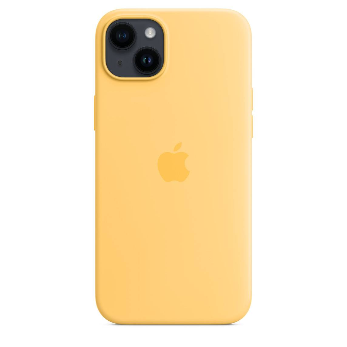 Чехол силиконовый Apple iPhone 14 Plus Silicone Case MagSafe Sunglow (Солнечно-желтый)