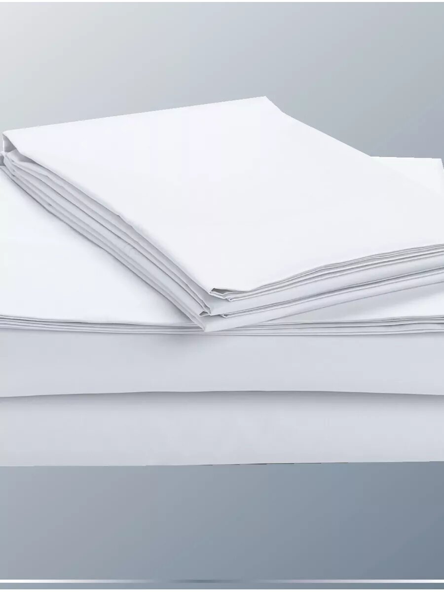 Простыня "Totalteks", 80x215см, хлопок 100%, бязь, для бани, массажа, 1-спальная