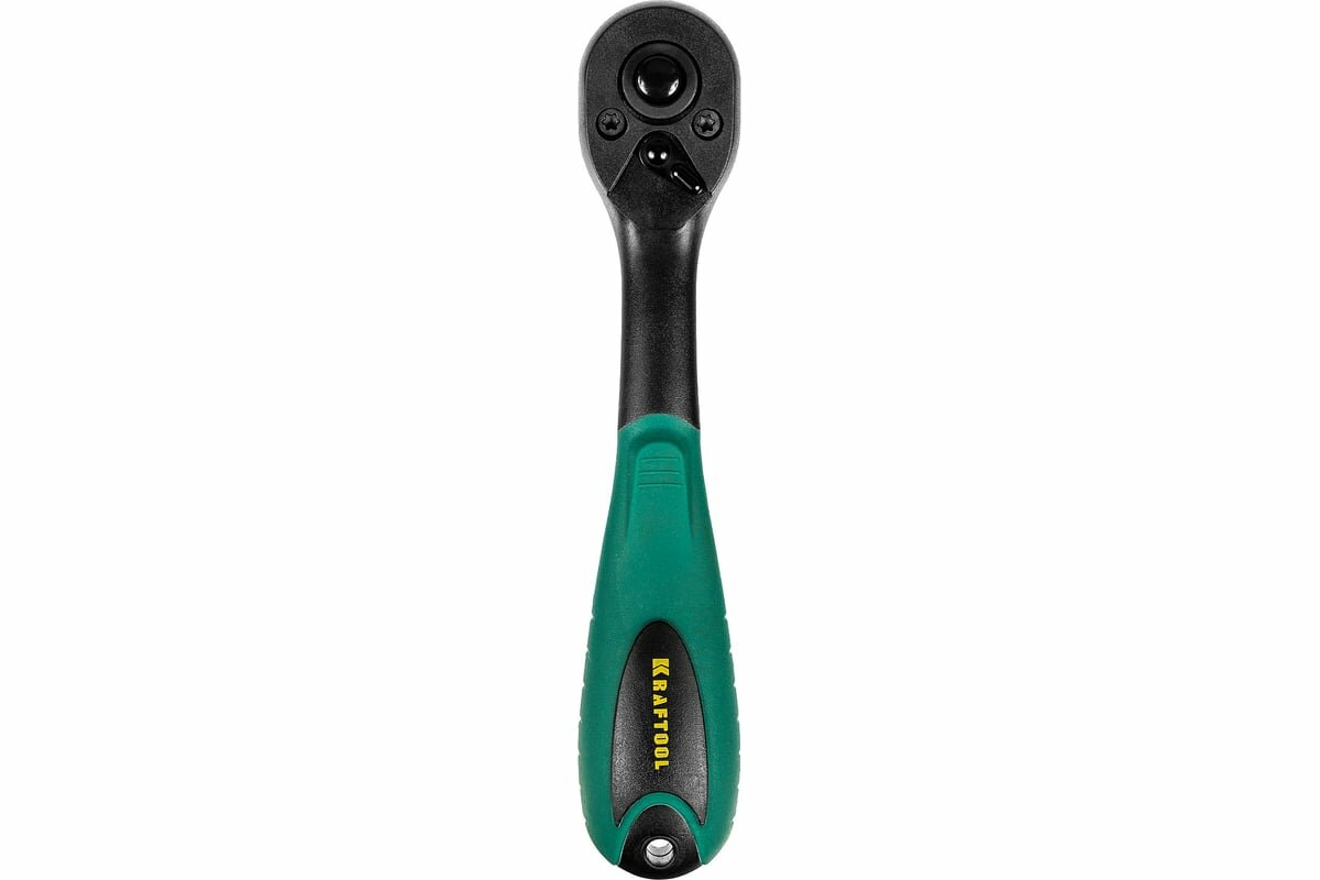 Kraftool EXPERT трещотка для торцовых головок Cr-V сталь 72 зубца 1/4' 27796-1/4_z02