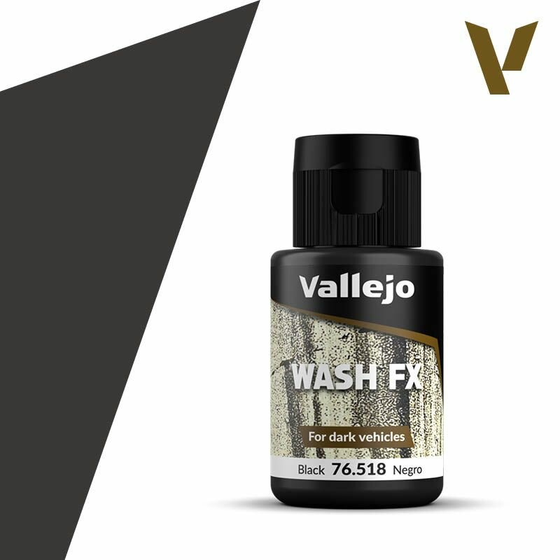 Краска Vallejo серии Model Wash - Black (35 мл)