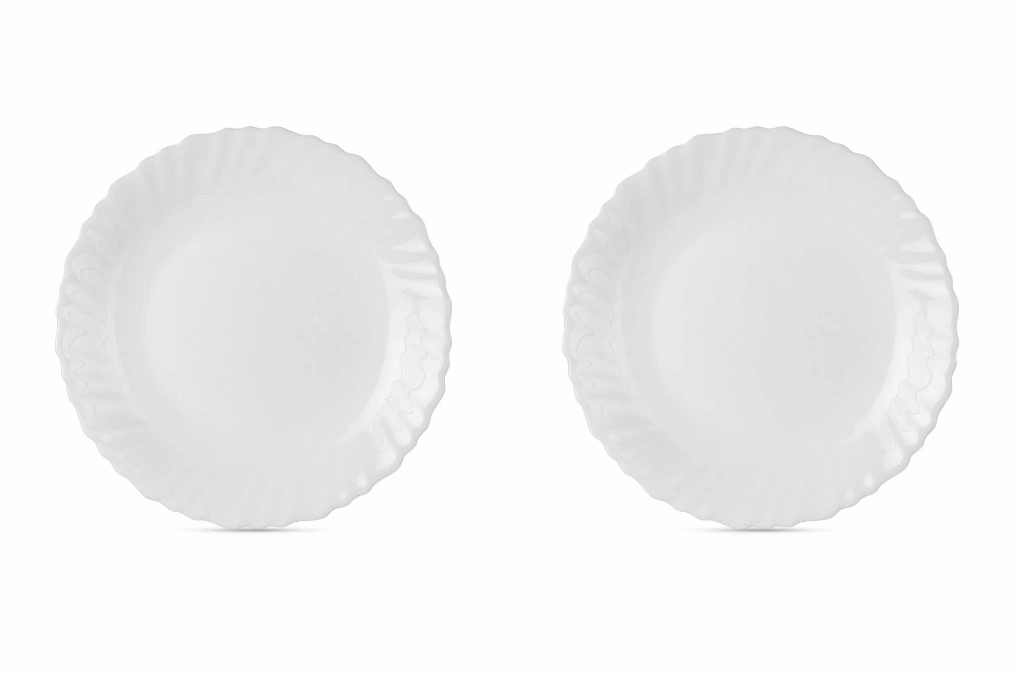 Мфк Тарелка Без деколи, упрочненное стекло, 19см, 2 шт