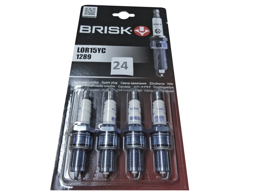 Свеча BRISK LOR15YC 1289 к-т - Свеча зажигания ВАЗ-2108-2110(комплект 4шт.)