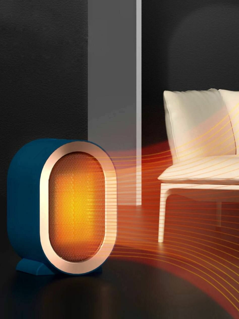 Обогреватель тепловентилятор поворотный, портативный, 2 режима , 20 кв. м