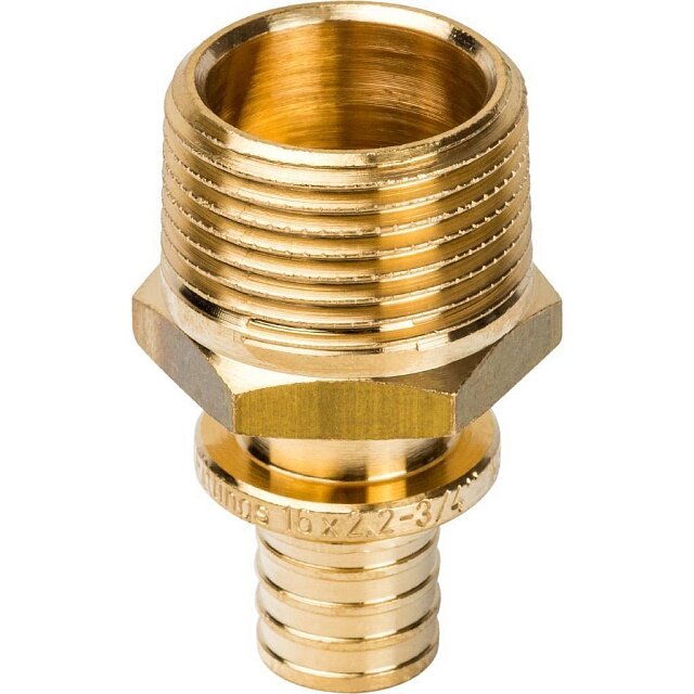 Переходник НР 20x3/4"аксиальный STOUT SFA-0001-002034