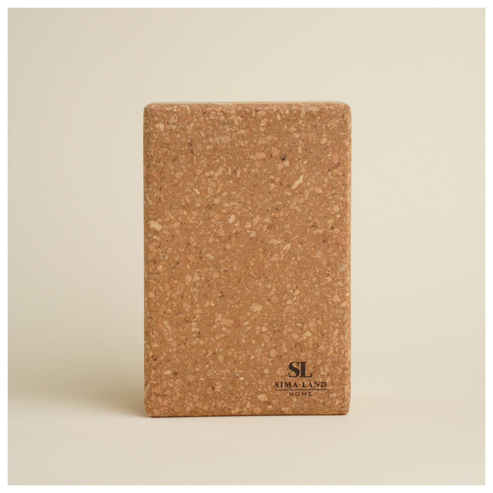 Блок для йоги Sima-Land Home, 14,5х22,5х7,5 см, пробка, 9930013