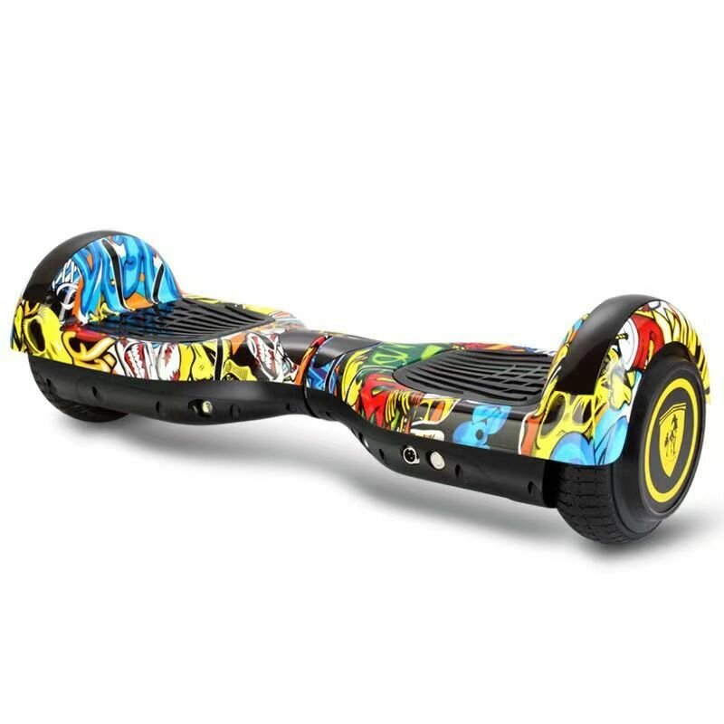 Гироскутер Без бренда, диаметр 8 дюймов, максимальная скорость 20 км/ч, цвет лазурный