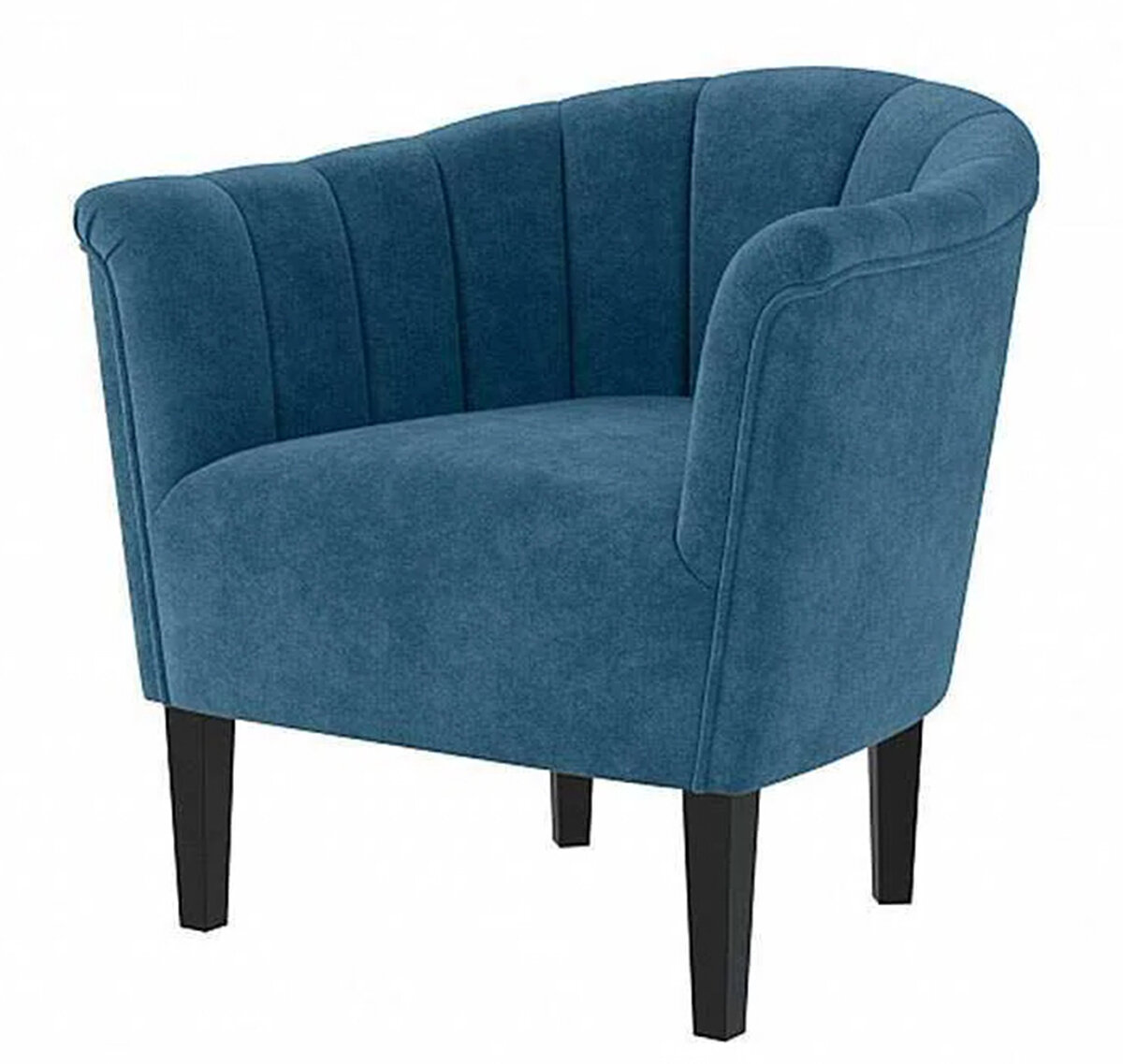 Кресло Аспен модель 035 с мягкими подлокотниками, велюр Вивальди 13