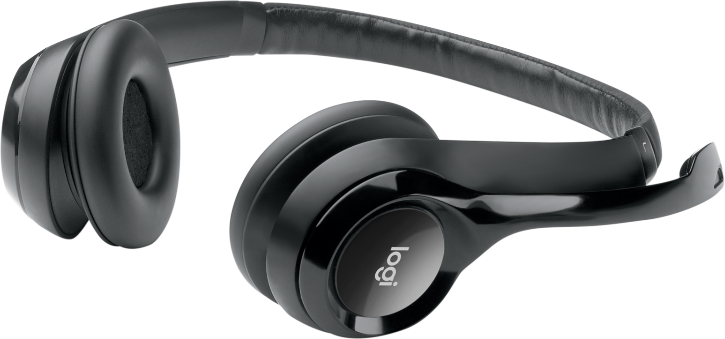 Компьютерная гарнитура Logitech H390 USB black (981-000803) (черный)