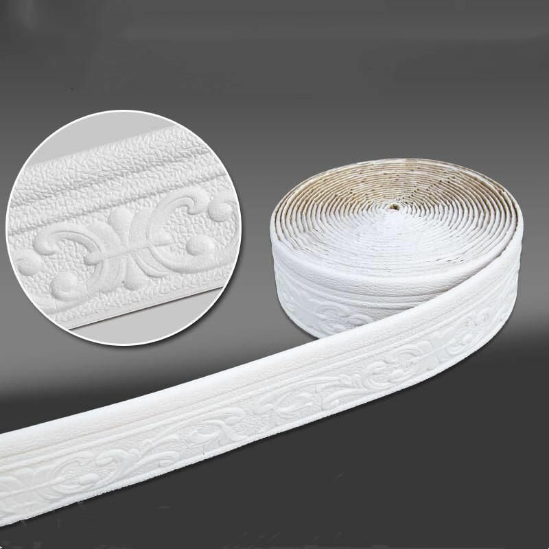 10м Самоклеящаяся линия отделки стен Плинтусная граница