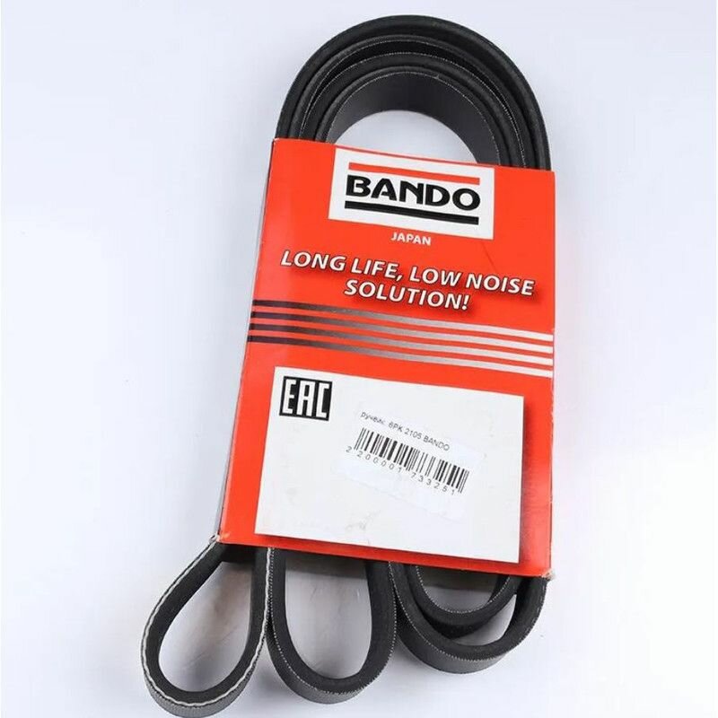 Ремень поликлиновой Bando 6PK2105, для а/м MERCEDES-BENZ Sprinter, DAEWOO Korando, FORD Focus