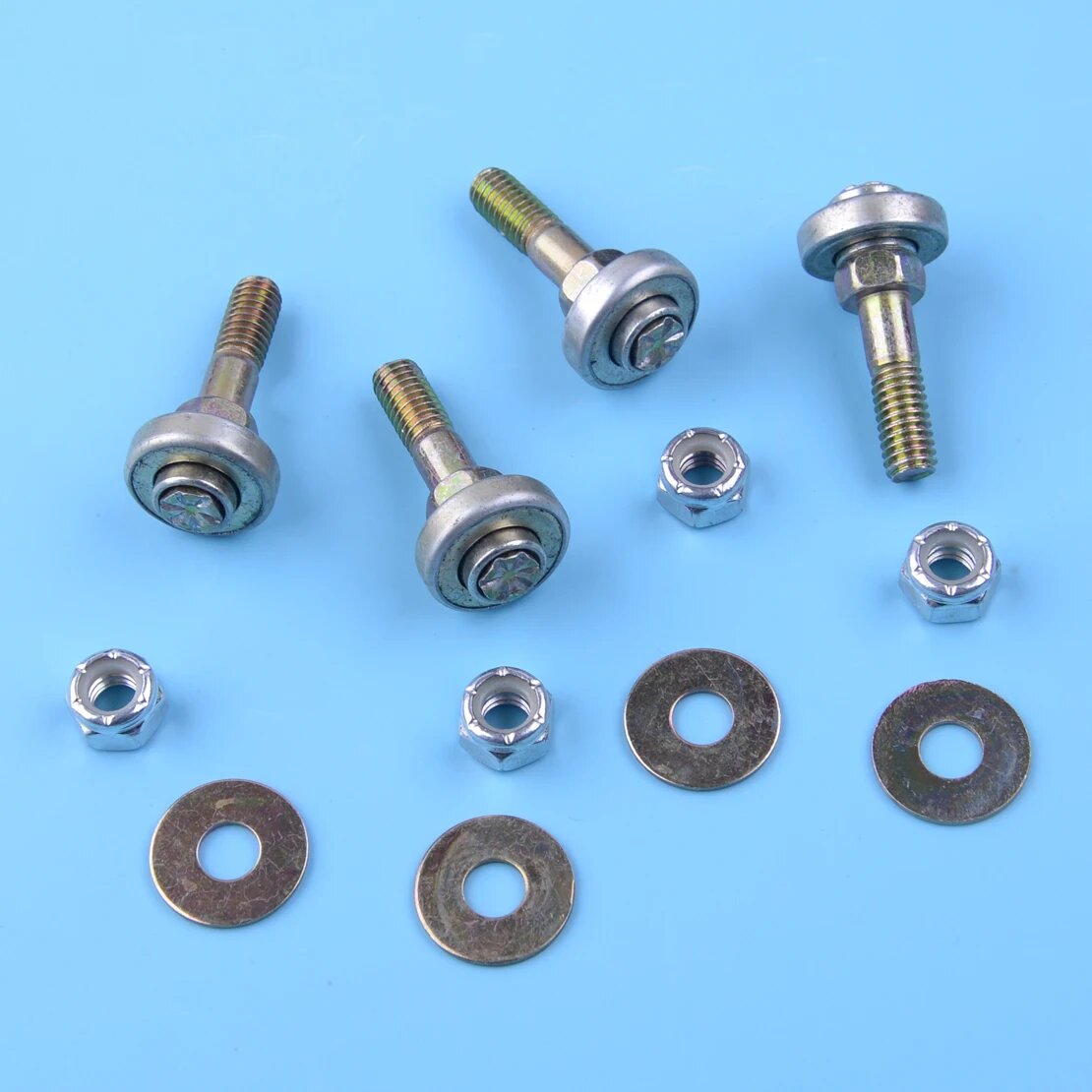 Комплект крепежа для кресла-качалки серебристого цвета