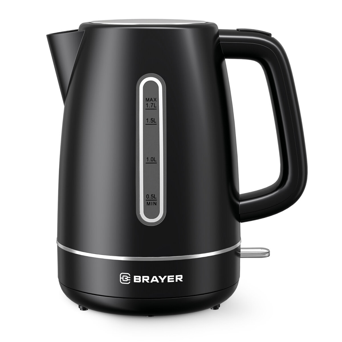 Чайник Brayer 6103BR-BK 2200 Вт, 1,7 л, платик. корп, STRIX