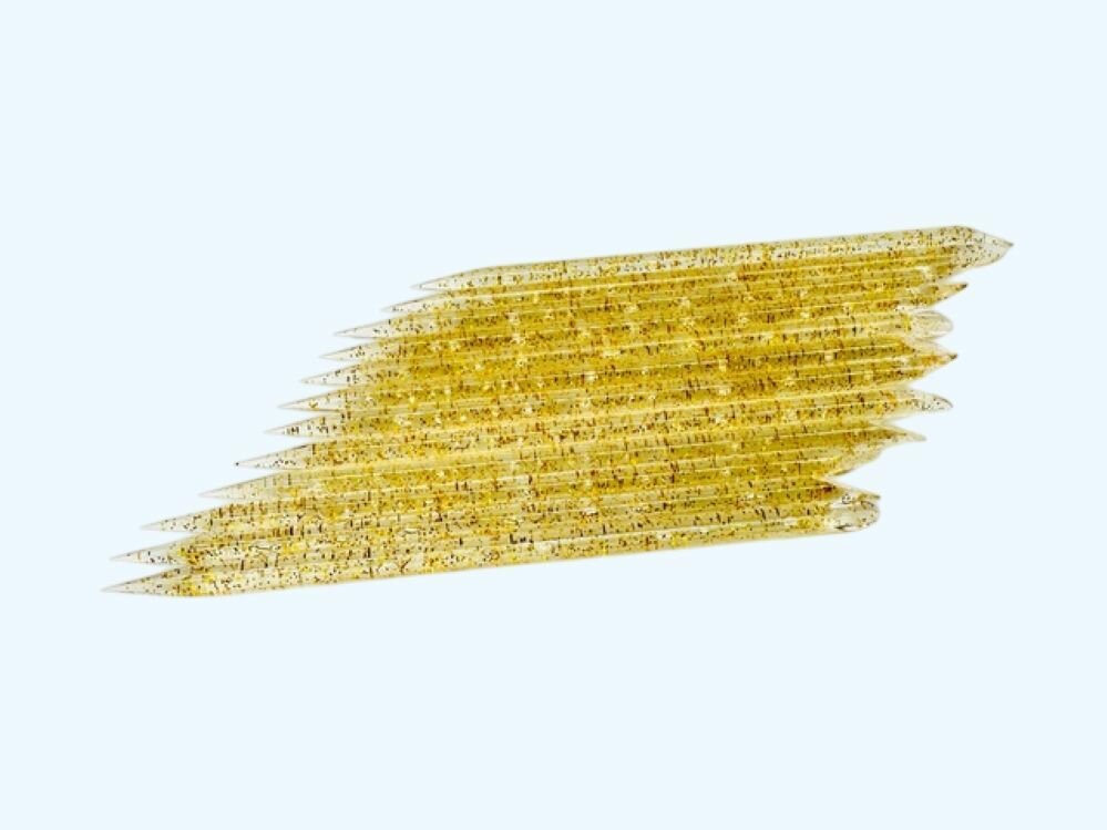 Палочки для маникюра акриловые многоразовые комплект 100 шт золотистый