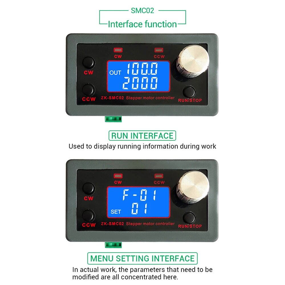 Контроллер шагового двигателя SMC02, 5-30 В постоянного тока, прямое и обратное управление, угловой импульсный контроллер скорости, ПЛК, Последовательная связь