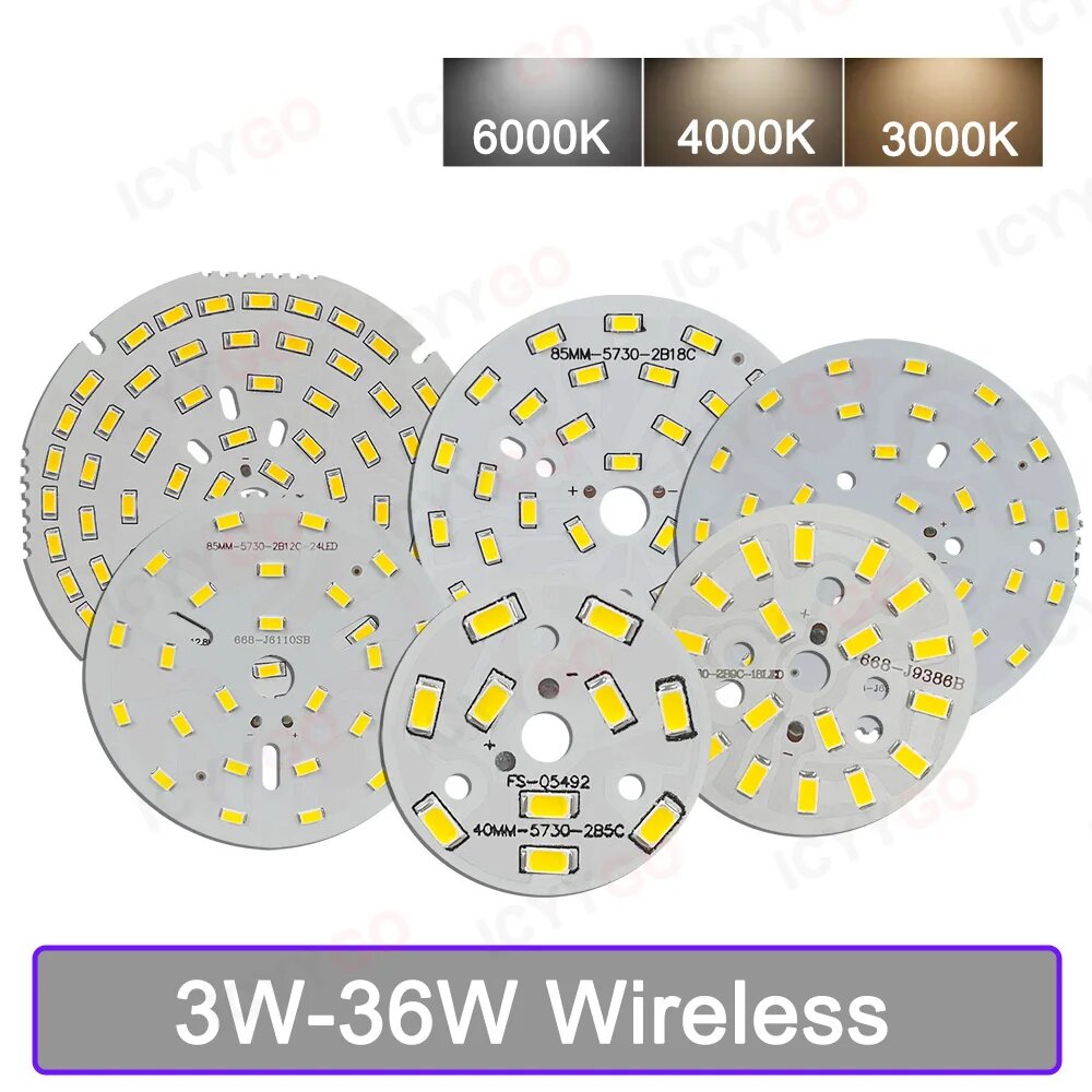 Светодиодный чип 5730, 3W, Warm White, 32MM, 5 шт.