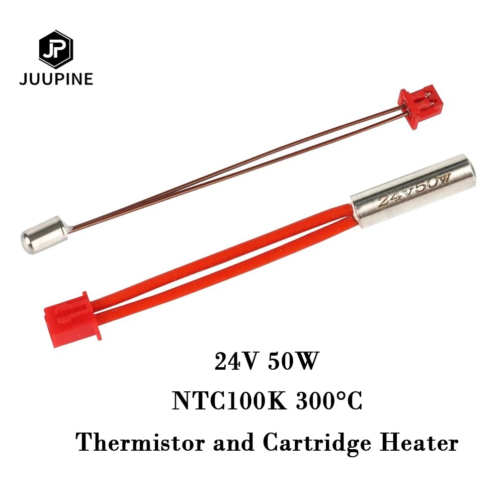 JUUPINE 24V 50W нагреватель с NTC100K, 300°C, option 5