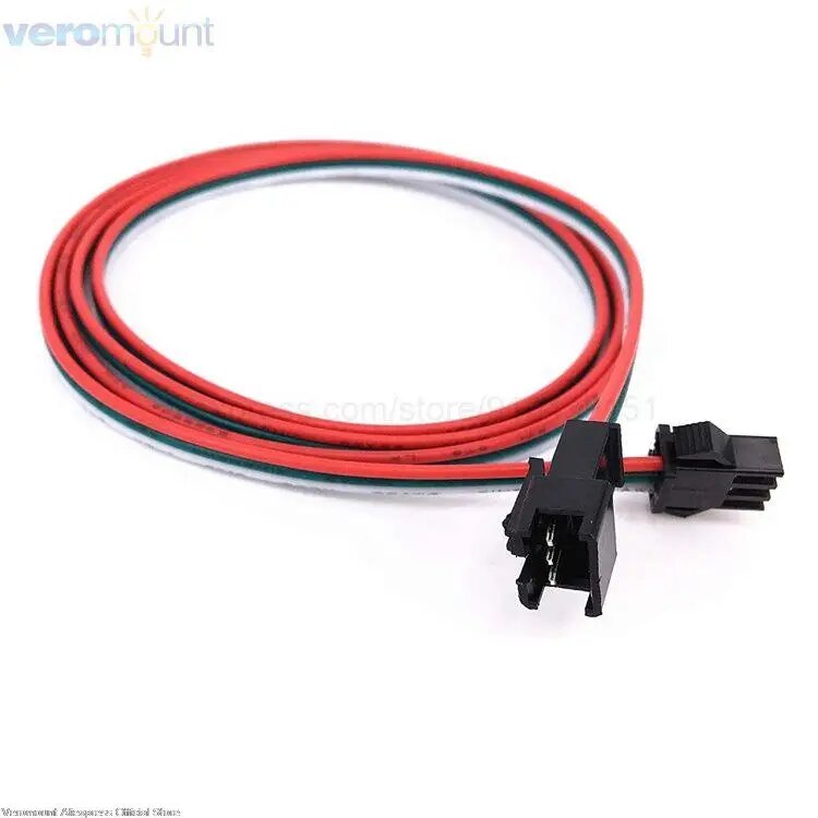Veromount JST Extension Cable 0.5/1/2/5 м 3Pin/4Pin 22AWG 3pin, 2m