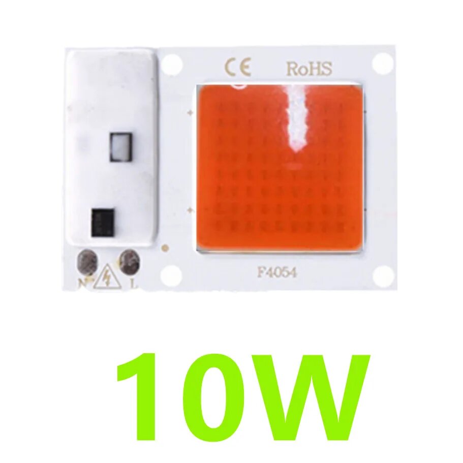 AvvRxx COB светодиодная фитолампа для растений 10-100Вт Белый, Package 1 10W, 220v