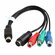 Кабель S-Video RCA 20 см