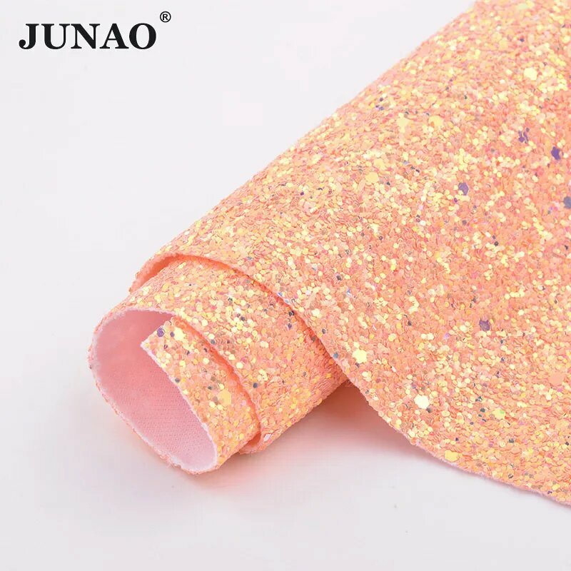 Искусственная кожа JUNAO для рукоделия 20x34 см Champagne AB