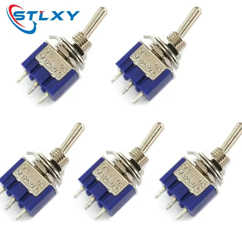 5 шт. Медные тумблеры Stlxy 6A 125В