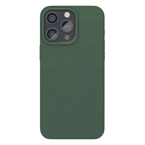 Чехол (клип-кейс) VLP Ecopelle Case, для Apple iPhone 15 Pro, темно-зеленый [10513009]