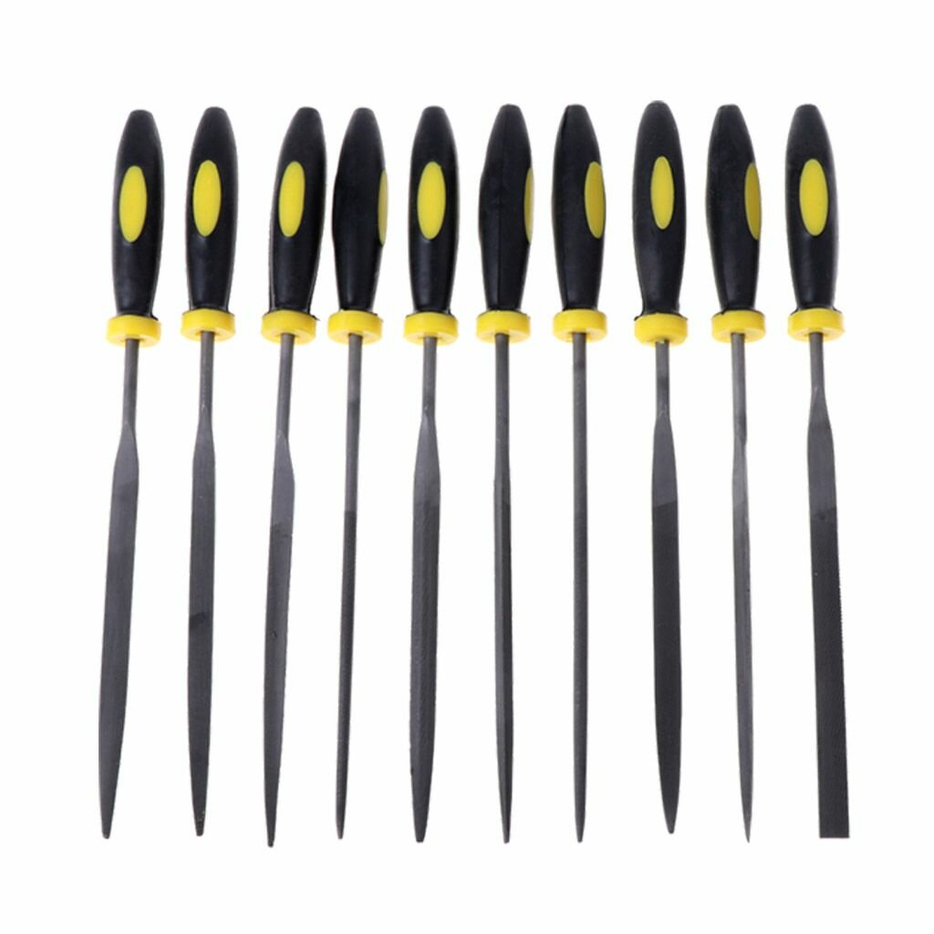 Набор напильников в ассортименте-3*140 мм, 10 шт.