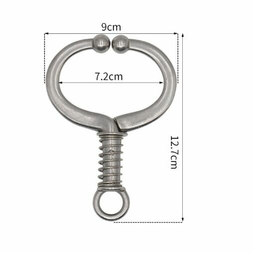 Носовое пружинное кольцо для КРС коров быка. Зажим для носа септум для телят бычков.