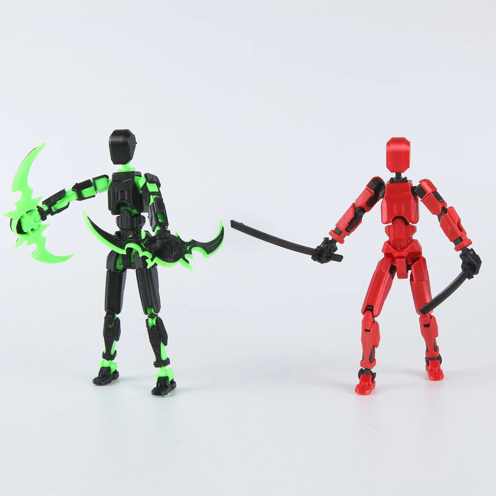 Фигурка Titan 13, фигурка робота T13, игрушки Stikbot с аксессуарами для оружия, 3D-печатные фигурки, многосочлененные п