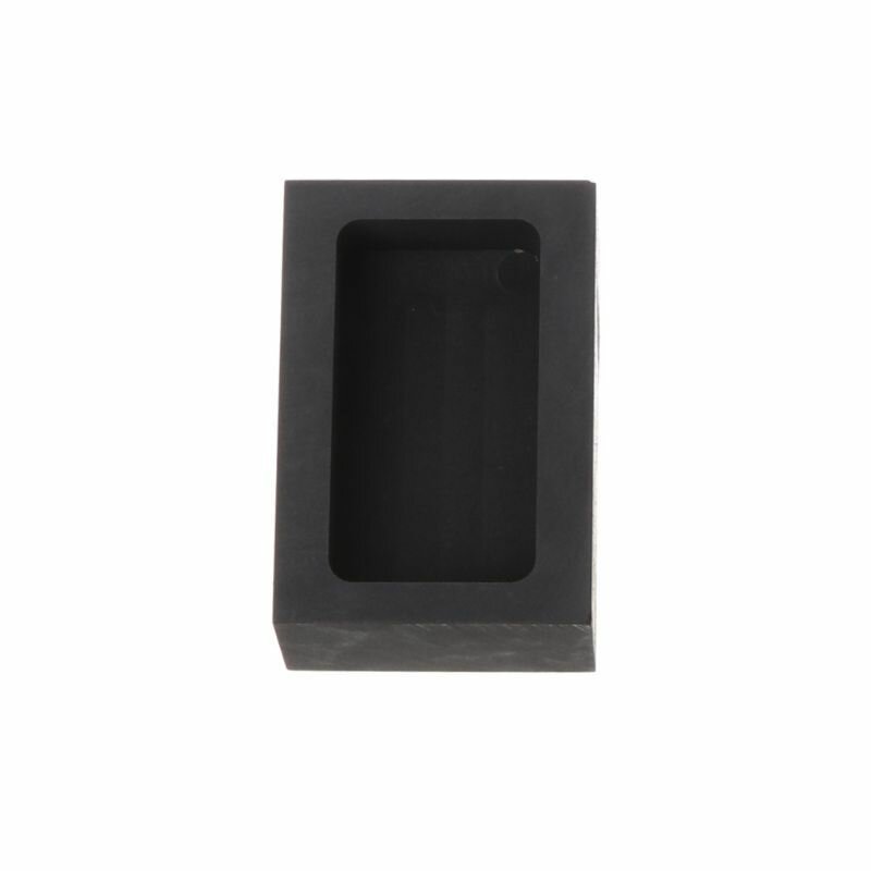 Черный слиток высокой чистоты, пресс-форма, тигель для плавки золота, серебра, латуни, литья, очистки ювелирных инструментов, инструментов