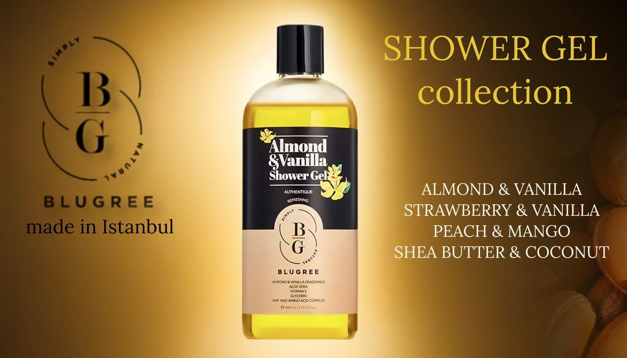 Гель для душа BLUGREE Миндаль и Ваниль