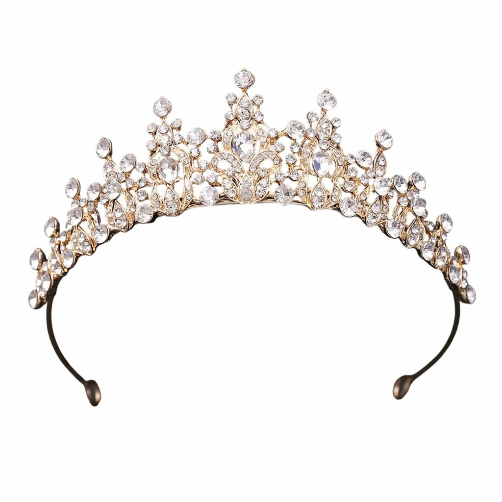 Блестящая корона со стразами, B
