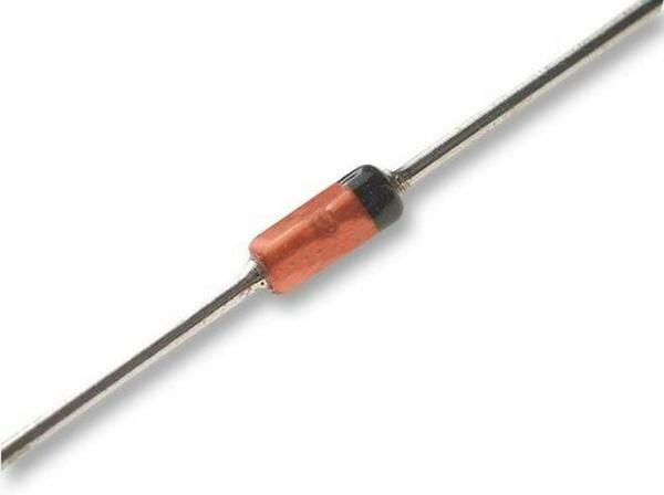 Диод DC 0.5W-2V7, стабилитрон 0.5 Вт 2V7 SOD27, 1 шт